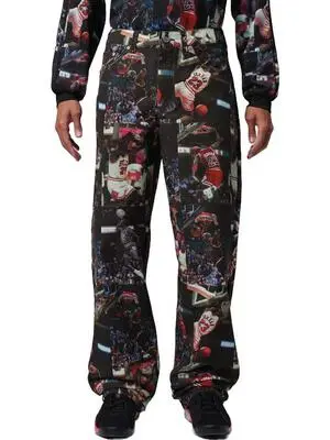 JORDAN Flight Allover Print Pants - Black/sail