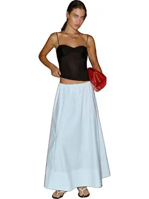 REFORMATION Cleo Maxi Skirt - Ivory