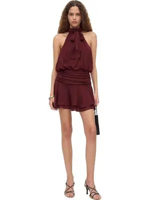 REFORMATION Karla Mini Dress - Purple