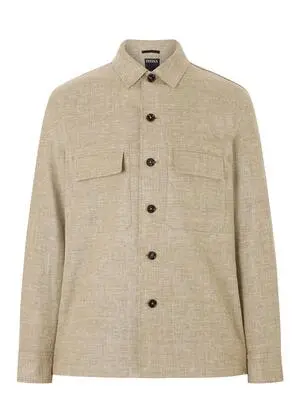 Zegna Woven Overshirt - Green
