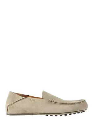 TOD'S Gommino Suede Loafers - Neutrals