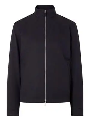 Zegna Motorin 100cc Jersey Blouson Jacket - Blue