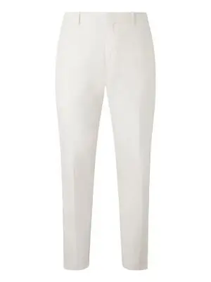 Orlebar Brown Straight-leg Stretch Linen And Cotton-blend Trousers - Neutrals