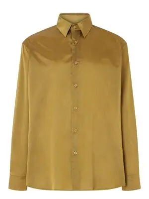 Saint Laurent Taffeta Shirt - Green