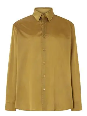 Saint Laurent Taffeta Shirt - Green