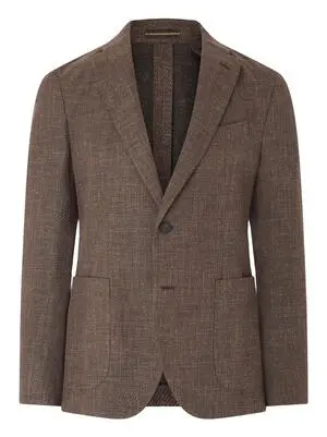 SLOWEAR Incotex Cotton Blazer - Brown