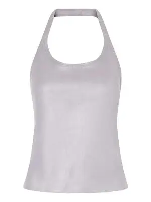 Stouls Leather Tank - Gray