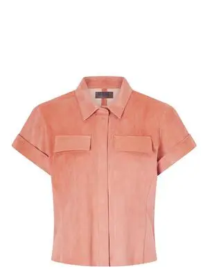 Stouls Miller Suede Shirt - Pink