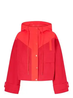 Staud Alta Hooded Jacket - Red