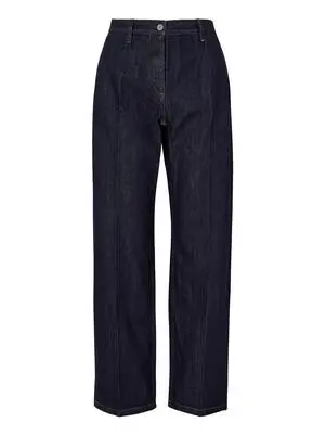 JIL SANDER Mid-rise Straight-leg Jeans - Blue