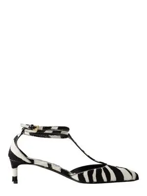Khaite Mia Zebra-print Calf Hair Pumps - Animal Print