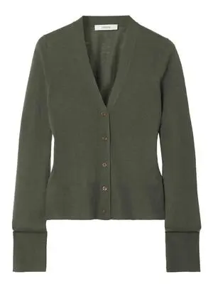 JOSEPH Cashair Cashmere Cardigan - Green