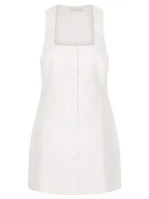Faithfull The Brand Jacques Linen Mini Dress - White
