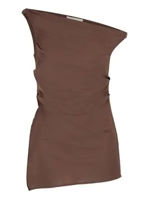 Faithfull The Brand Cosima Asymmetric Top - Brown