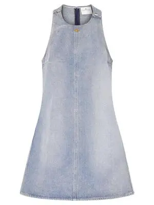 COURREGES Courrèges Heritage Denim Mini Dress - Light Denim