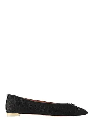 AQUAZZURA Aquazzura Gioia Crocheted Ballet Flats