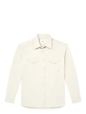 Nn07 Ricky 50015 Denim Western Shirt - Neutrals