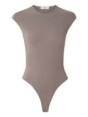 AGOLDE Agata Stretch-jersey Bodysuit - Taupe