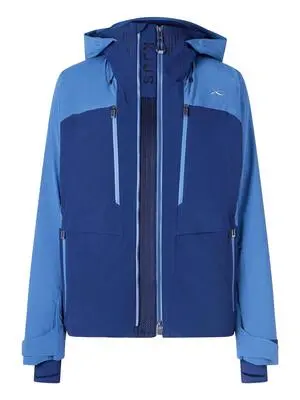 Kjus Lasse Airflow Padded Down Hooded Ski Jacket Navy