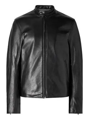 Golden Bear The Vista Leather Jacket - Black