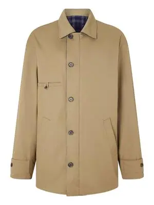 MAISON MARGIELA Oversized Padded Cotton-gabardine Jacket - Beige