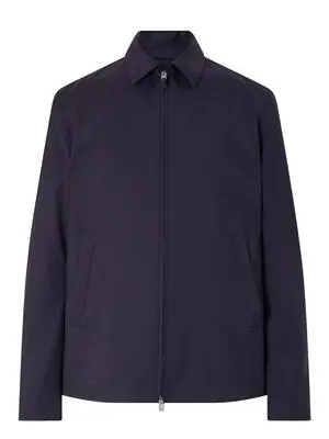 Canali Super 120s Wool Jacket - Blue