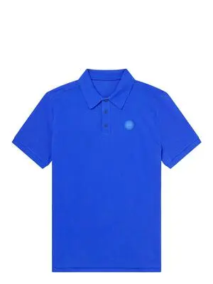 Canada Goose Beckley Logo-appliquéd Paneled Cotton-piqué Polo Shirt - Blue