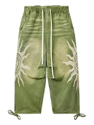 VALE FOREVER Forest Sun Pants - Green
