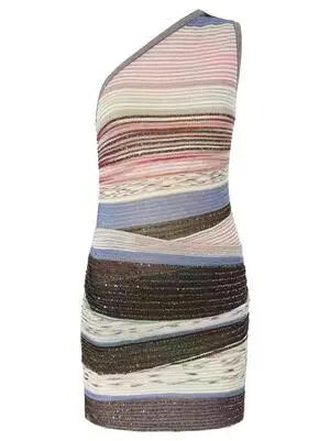 Missoni Striped Mini Dress - Brown