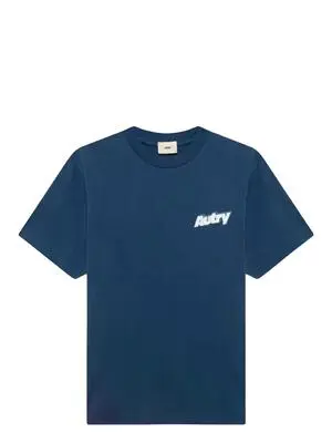 AUTRY Logo-print T-shirt - Blue