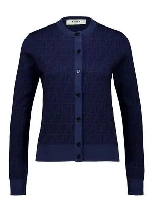 FENDI FF Wool Cardigan