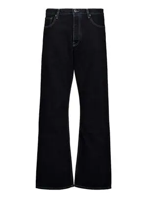 Off-White Stone Raw Relaxed Fit Jeans - Black