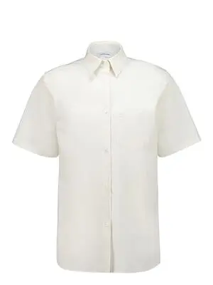 FERRAGAMO Cotton Short-sleeved Shirt - White
