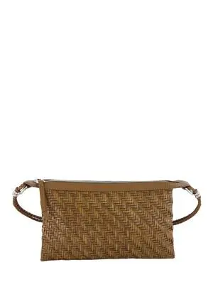 Benedetta Bruzziches Coriandolo Pondy Leather Crossbody Bag - Brown