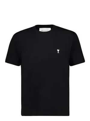 AMI Paris Ami Paris Ami De Coeur Cotton T-shirt Black