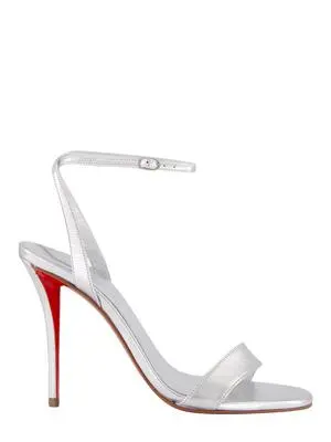 CHRISTIAN LOUBOUTIN Miss Z 100 Strappy Sandals - Silver