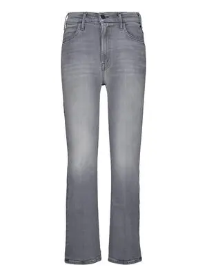 MOTHER The Hustler Ankle Jeans - Grey