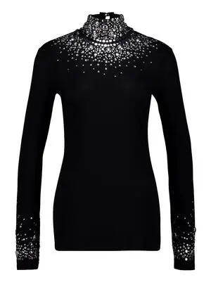 Rabanne Second-skin Jersey Top - Black