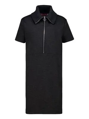 Gucci Mini Zip Dress - Grey