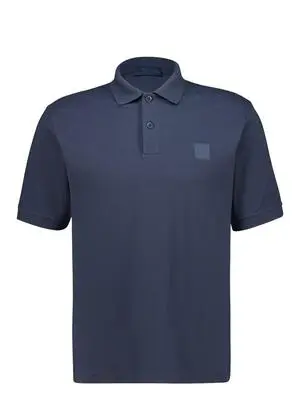 Stone Island Slate Cotton Polo Shirt - Blue
