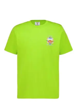 Casablanca Flower Court Icon T-Shirt Multicolour