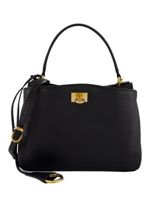Balenciaga Rodeo Handbag Mini In Smooth Calfskin - Black