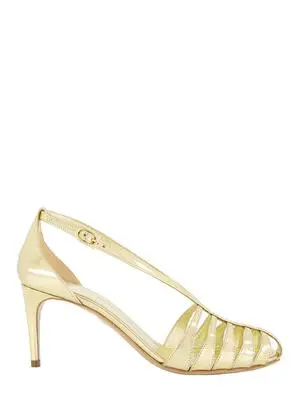 FERRAGAMO Lux Leather Sandals - Gold