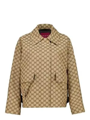 Gucci Gg Cotton Jacket - Beige