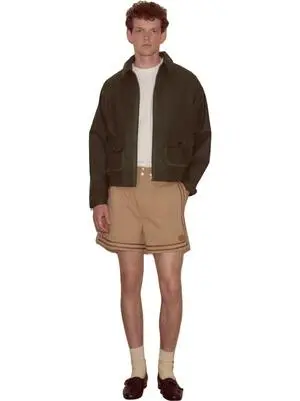 BODE Waxed Coach's Jacket Green