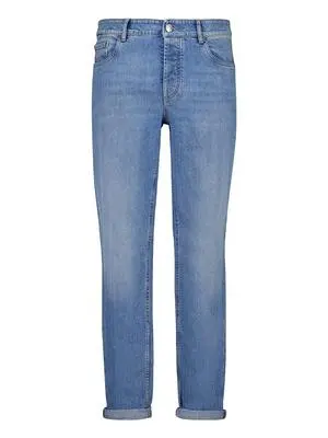 Brunello Cucinelli Light Denim Traditional Fit Jeans - Blue