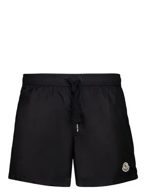 Moncler Nylon Swim Shorts - Black