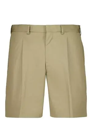 Prada Cotton Bermuda Shorts - Beige