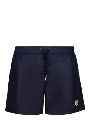 Moncler Nylon Swim Shorts - Blue