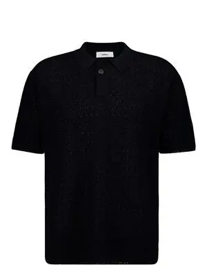 Commas Polo Knit Cotton - Black